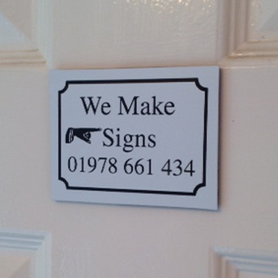 sign white with black letters – Signs – Craft Shapes – Welsh LoveSpoons ...